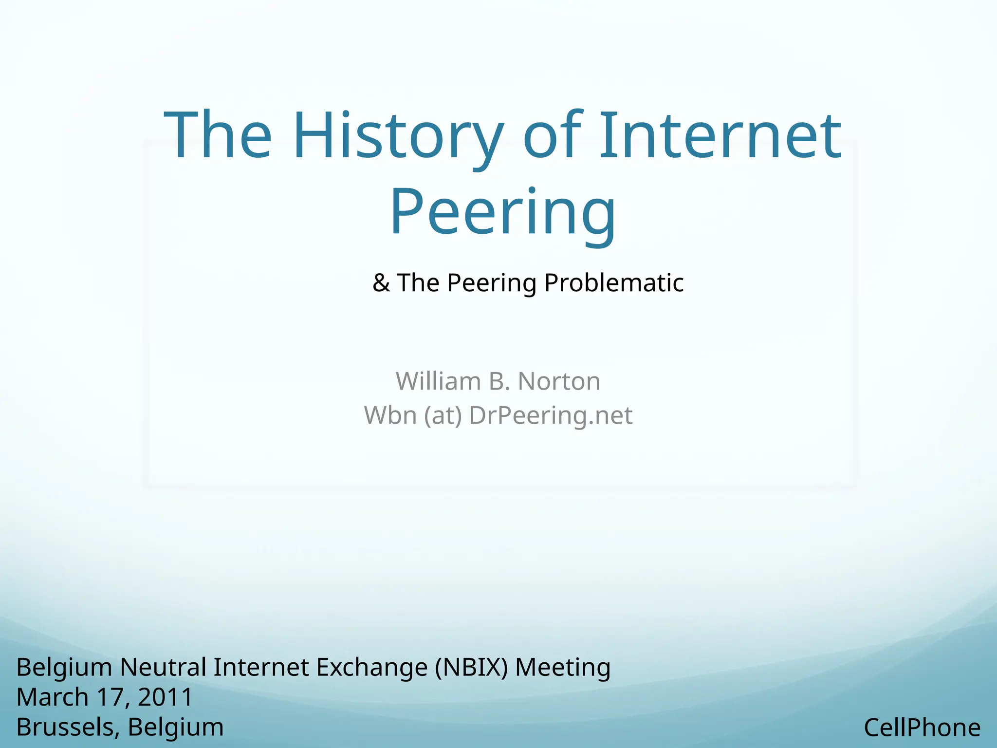 The-History-of-Internet-Peering The-History-of-Internet-PeeringThe ...
