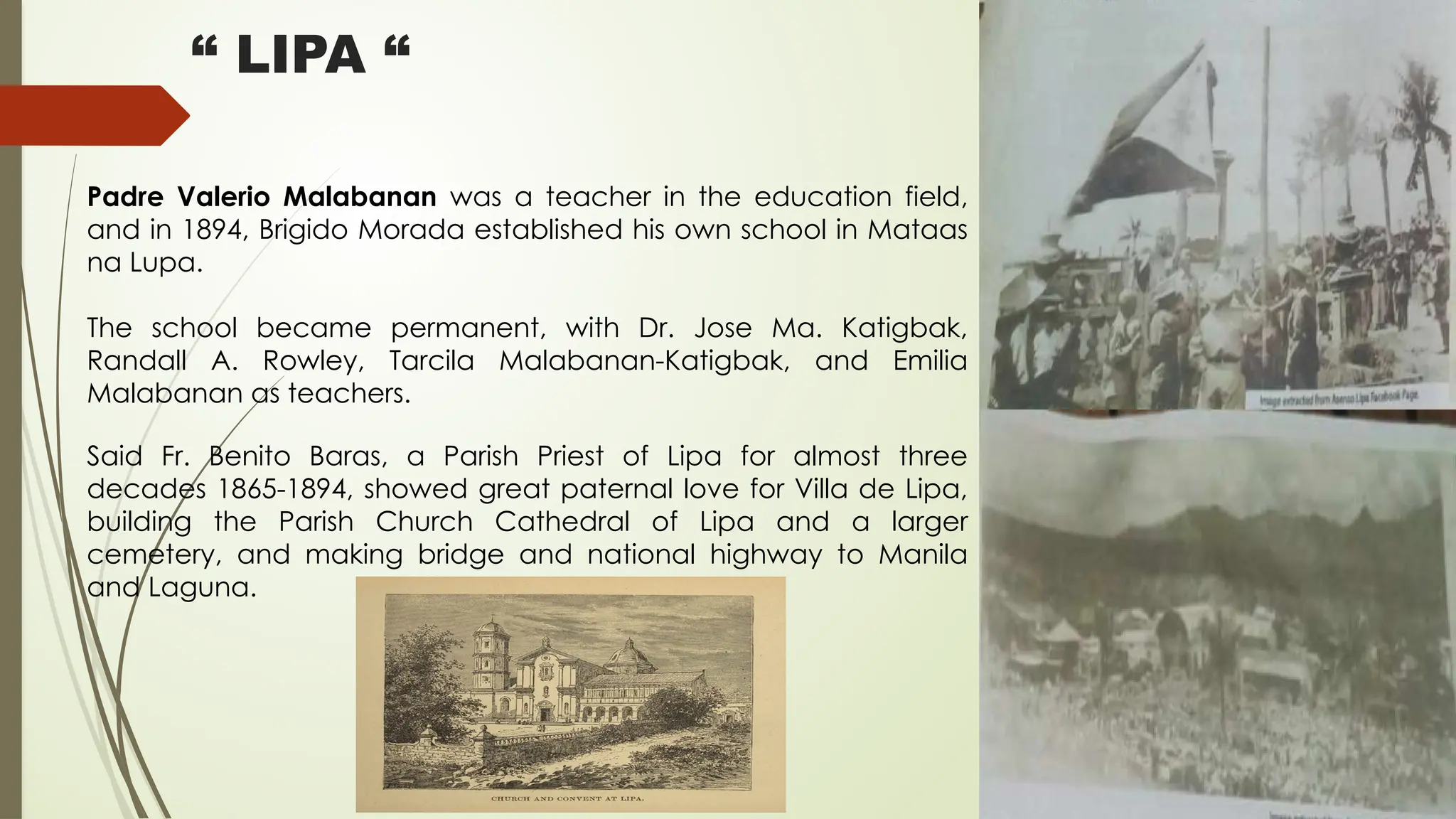 The History of Lipa City Batangas pptx.. | PPTX