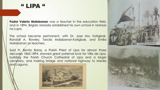 The History of Lipa City Batangas pptx.. | PPTX | Graduation | Personal ...
