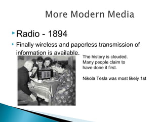 A Short History Of Media | PPT