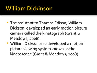 The History of Motion Pictures | PPT