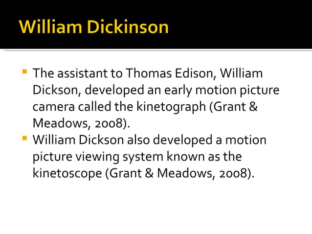 The History of Motion Pictures | PPT