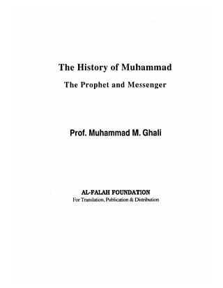 The History Of Muhammad (PBUH) The Prophet And Messenger | PDF