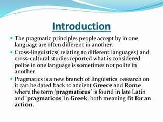 The history-of-pragmatics | PPTX