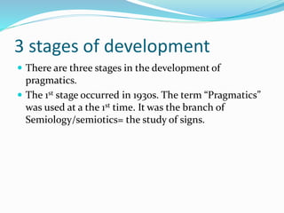 The history-of-pragmatics | PPT