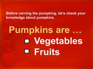 the history of pumpkin carving | PPS