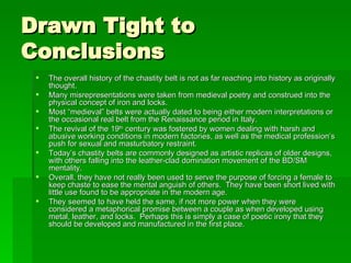 The History Of The Chastity Belt | PPT