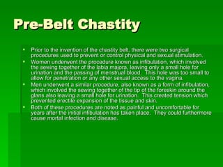The History Of The Chastity Belt | PPT