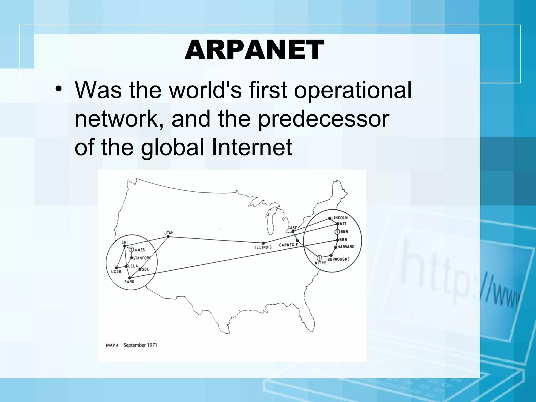 The History Of The Internet Presentation | PPT