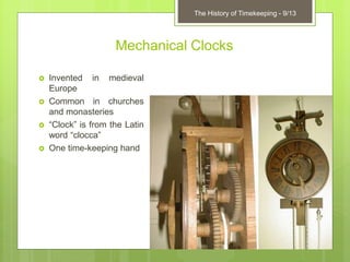 historyTimekeeeping | PPT | Free Download