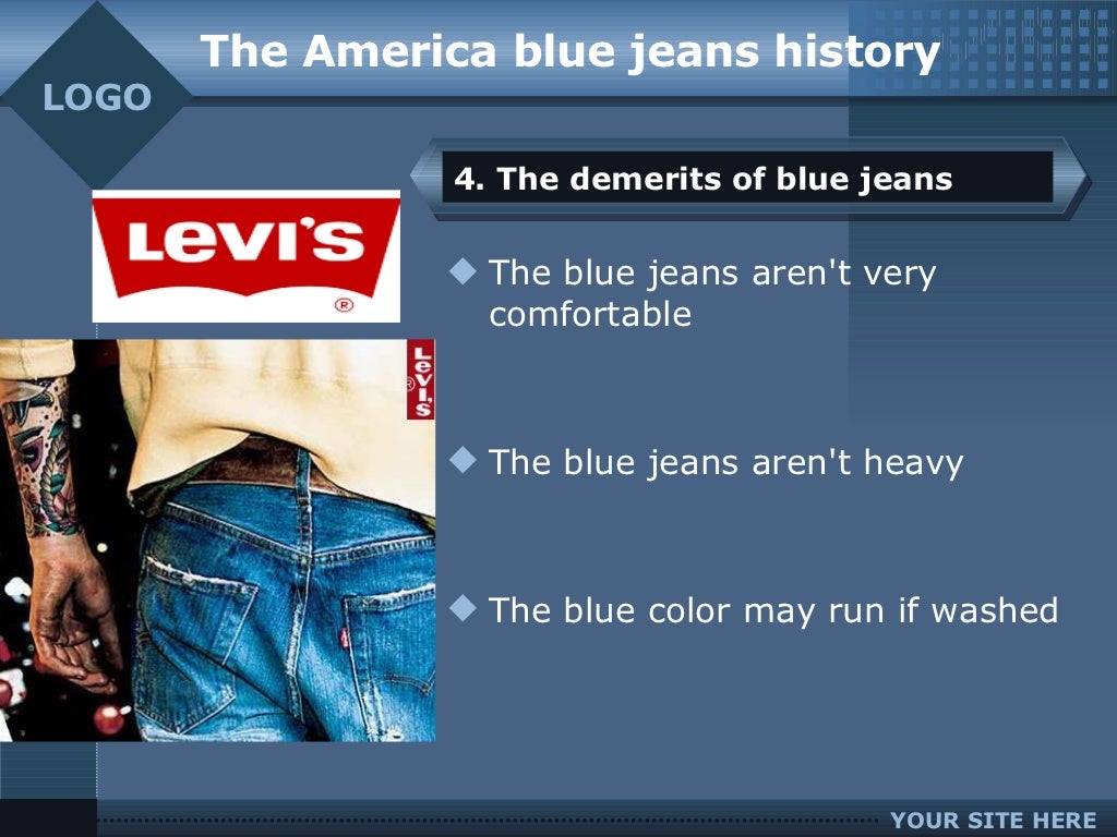 The America blue jeans history