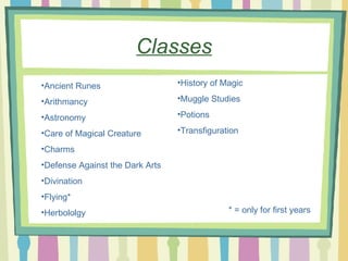 The Hogwarts School Of Witchcraft And Wizardry | PPT