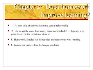The Homework Myth | PPT
