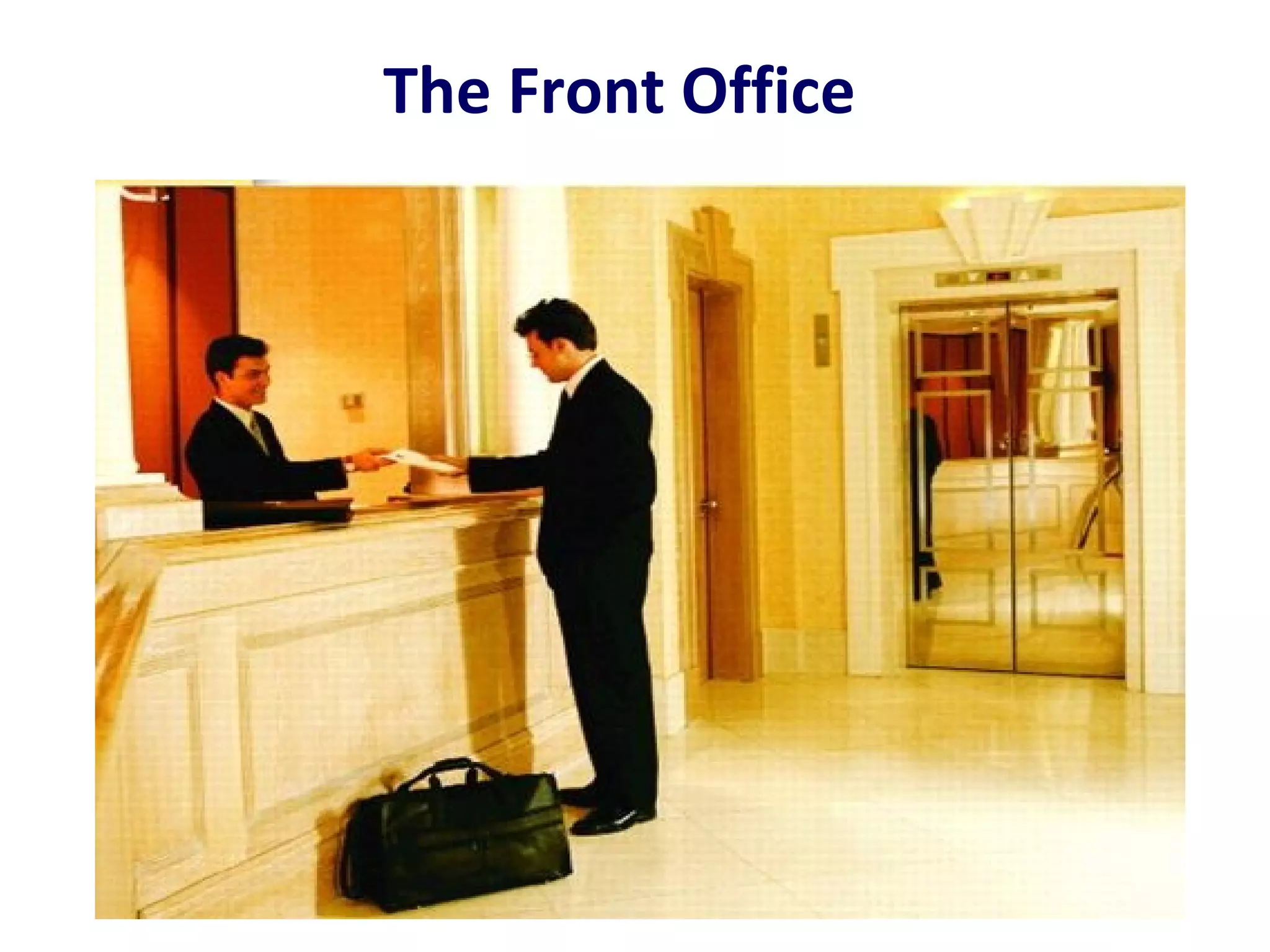 The hotel-front-office | PPT