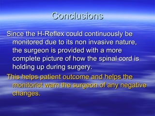 The H-Reflex | PPT