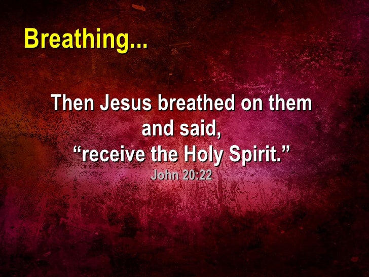 When did the disciples first receive the Holy Spirit? | Power of the ...
