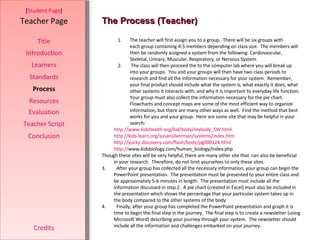 The Human Body Webquest | PPT