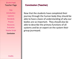 The Human Body Webquest | PPT