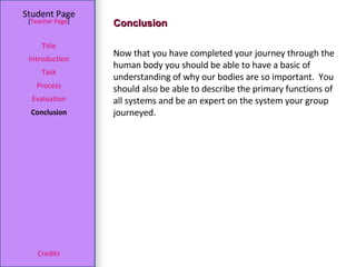 The Human Body Webquest | PPT