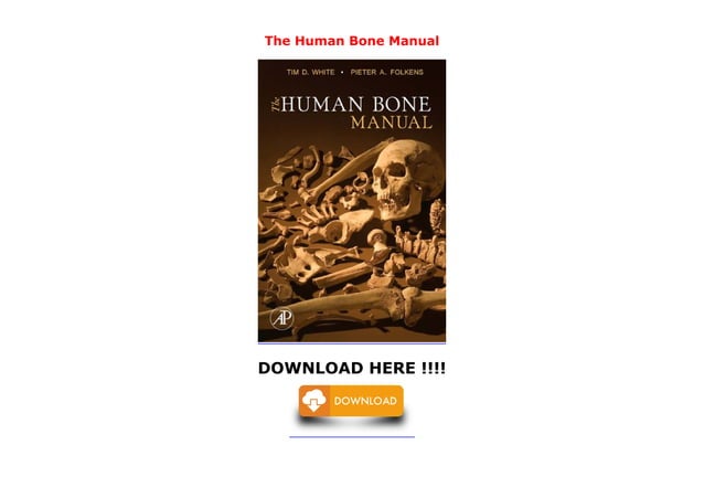 The Human Bone Manual | PPT