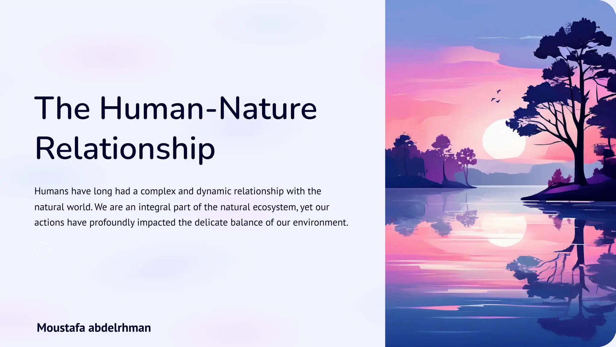 Humans have long had a complex and dynamic relationship with the ...