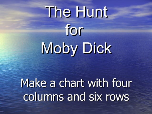 The Hunt Chart[1] | PPT