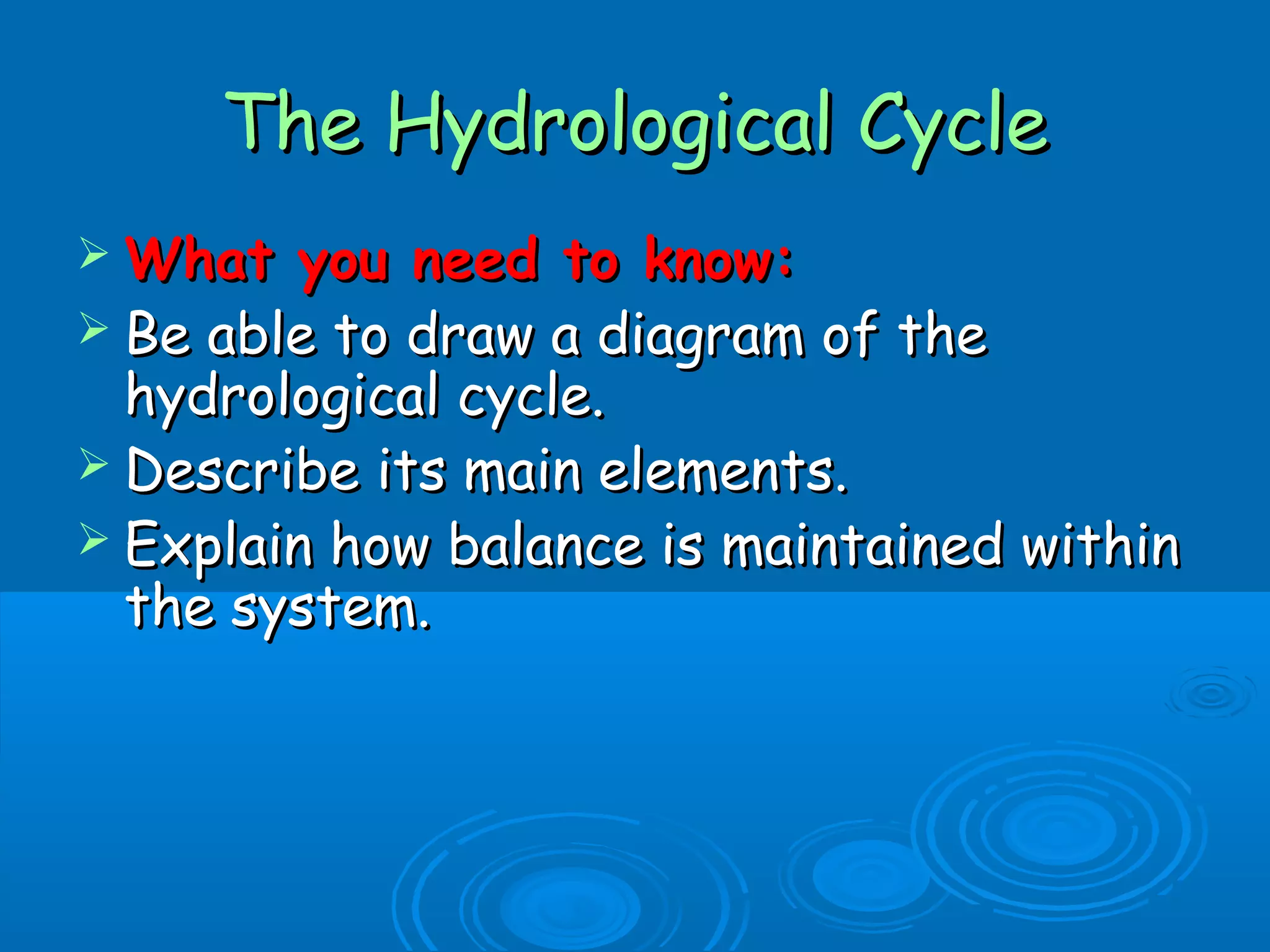 The hydrological-cycle | PPT