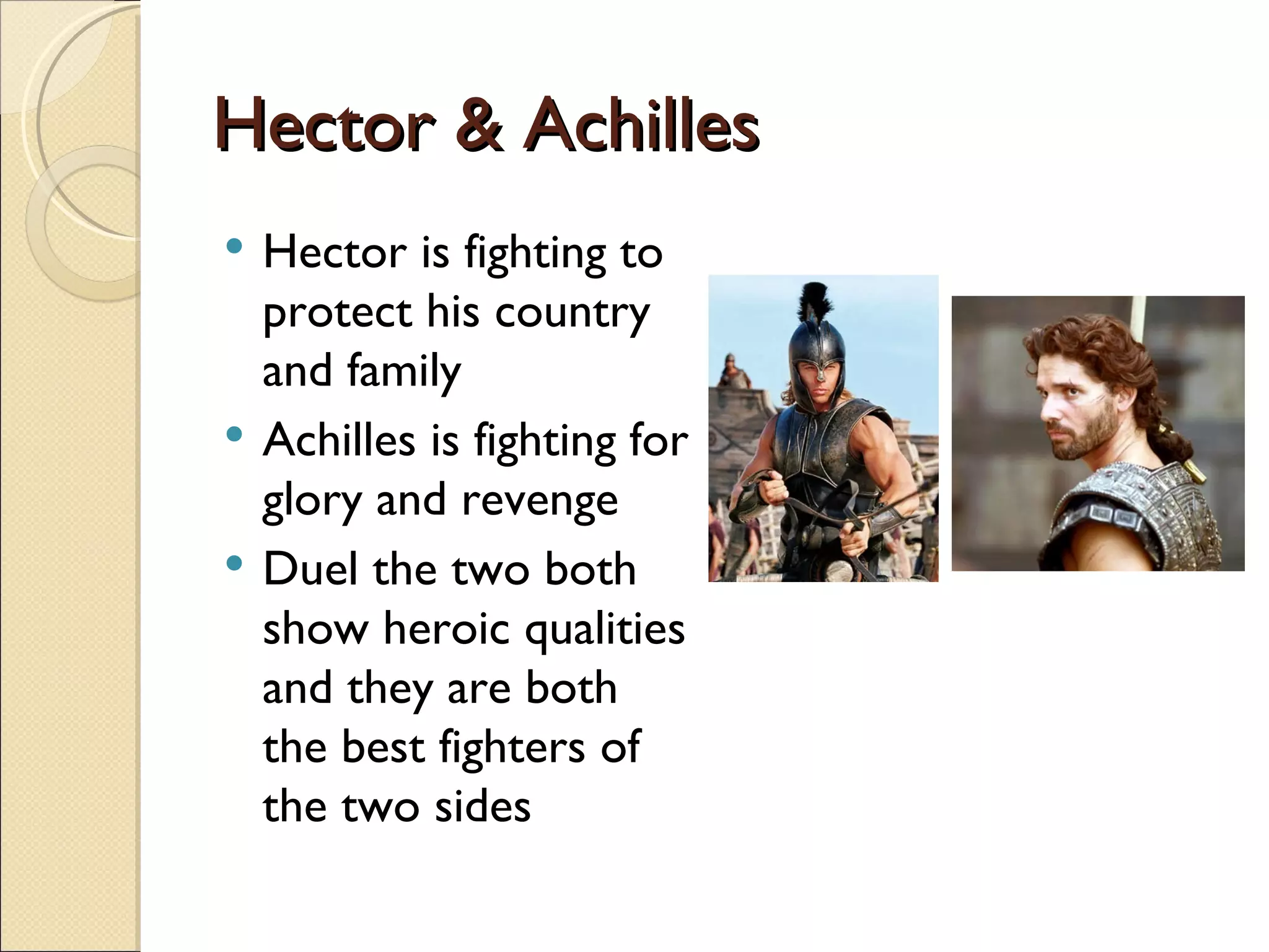 The Iliad : Death of Hector | PPT