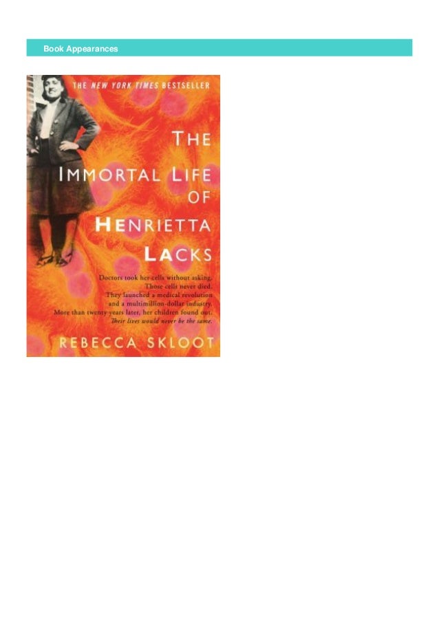 Immortal life of henrietta lacks audio - lostgogo