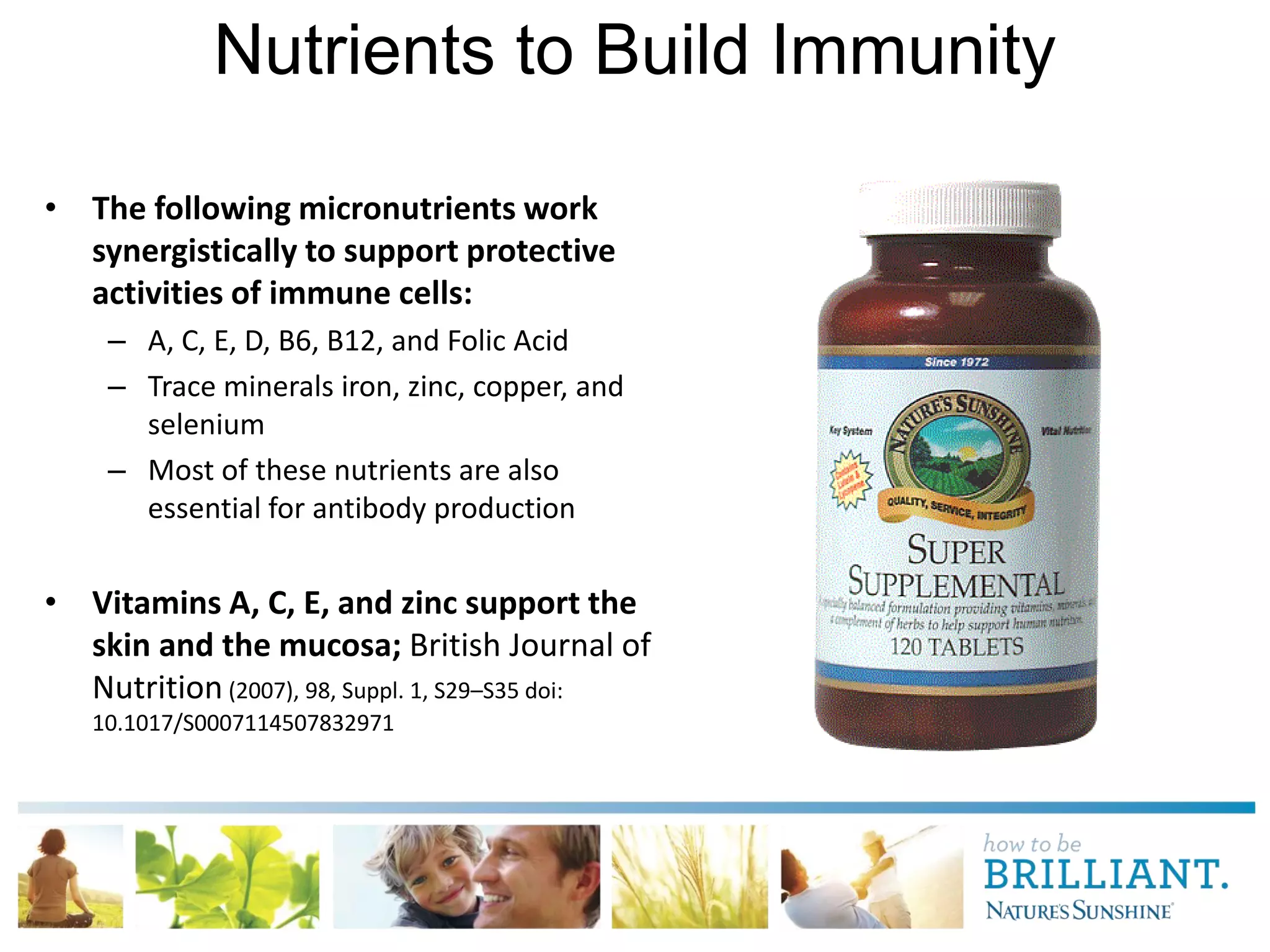 The Immune System & Nature's Sunshine Supplements | PDF