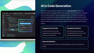The Impact of AI on Software Development | PDF
