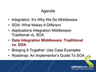 The Impact of SOA on Traditional Middleware Technologies | PPT