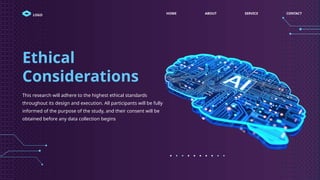 slide on The Impact of AI in digital Marketing | PPTX