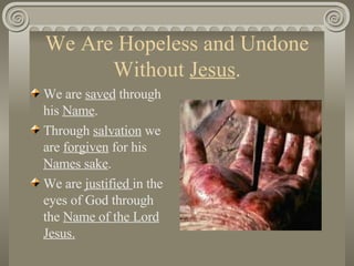 The Importance of Christ's Name | PPT