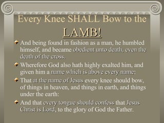 The Importance of Christ's Name | PPT