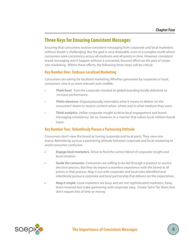 The Importance of Consistent Messages | PDF | Marketing and Advertising ...