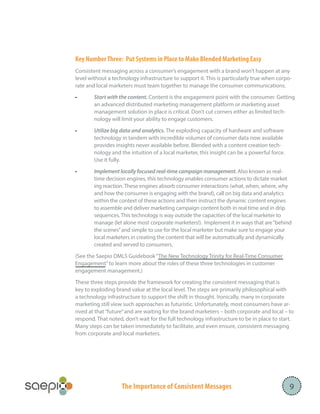 The Importance of Consistent Messages | PDF