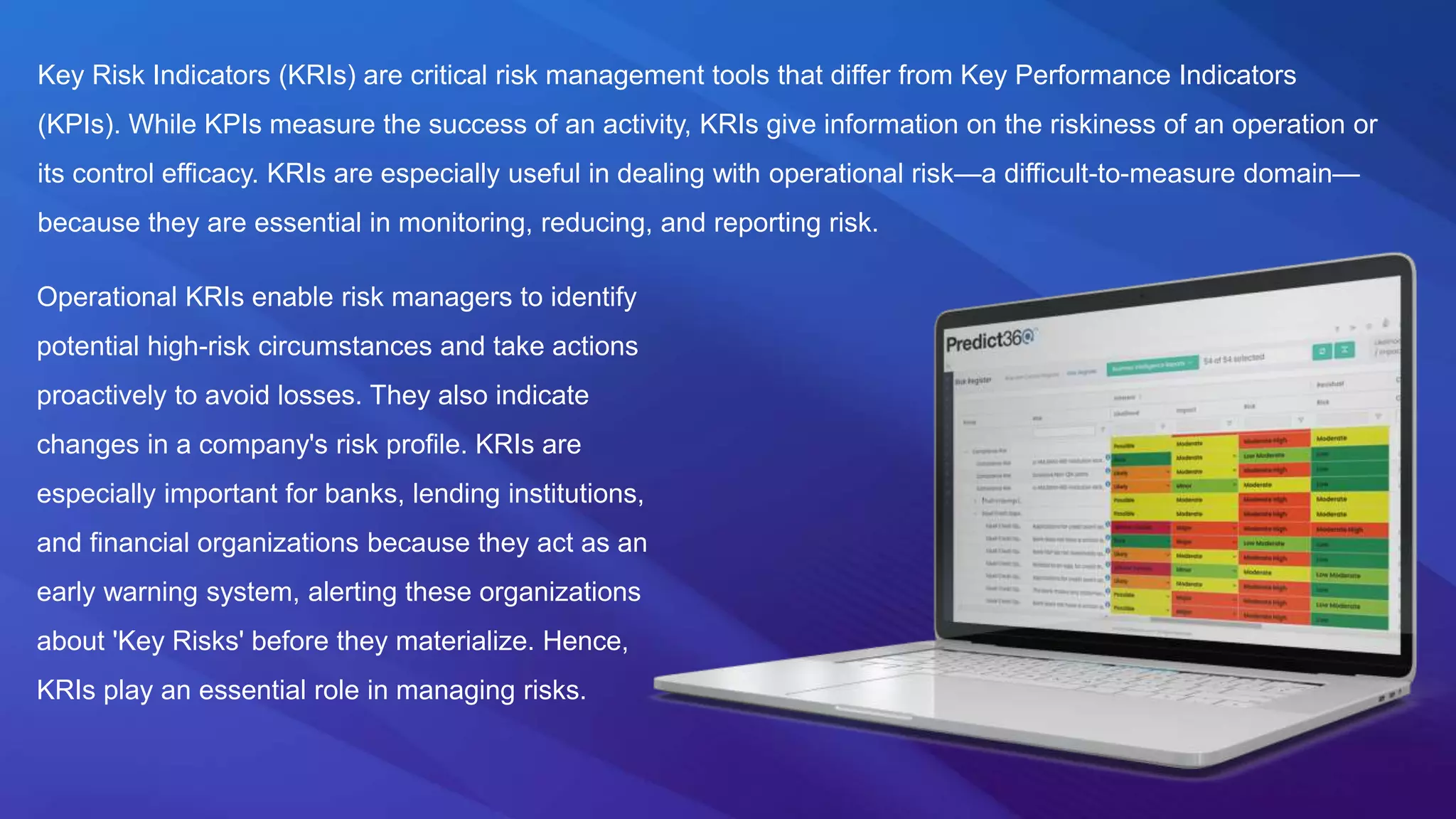 The Importance of Key Risk Indicators in Risk Management | PPTX
