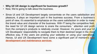 The Importance of UI/UX Design | PPTX