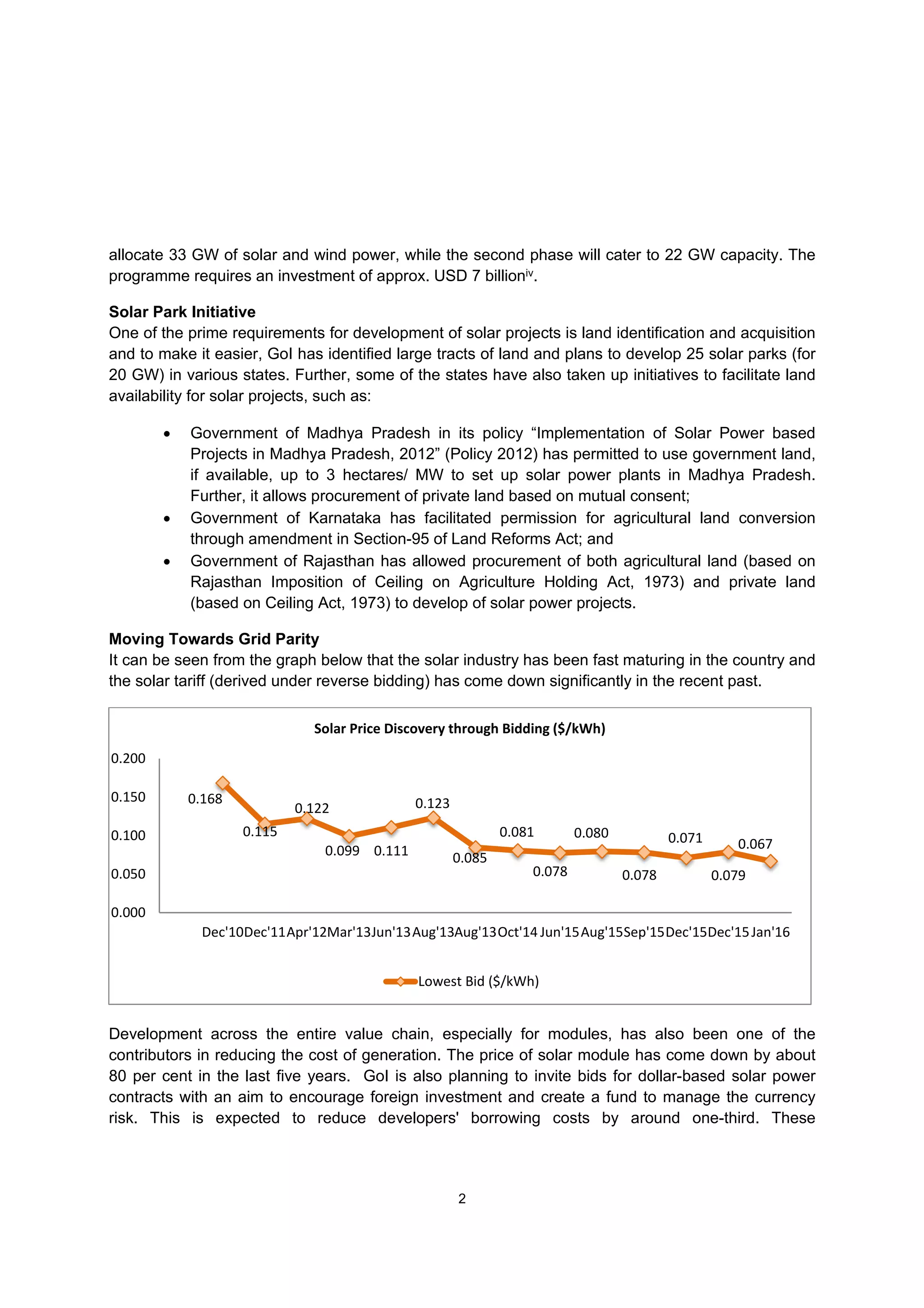The indian-sunshine-the-solar-energy-landscape-in-india (1) | PDF
