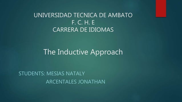 The inductive-approach | PPTX