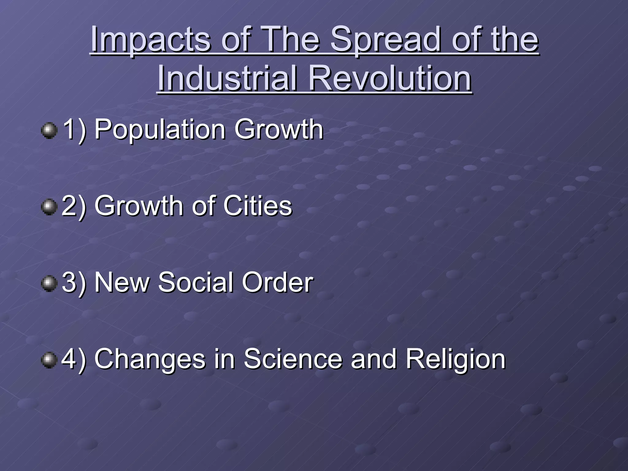 The Industrial Revolution II | PPT | Economy | Business and Finance