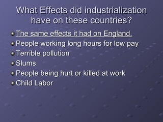 The Industrial Revolution II | PPT
