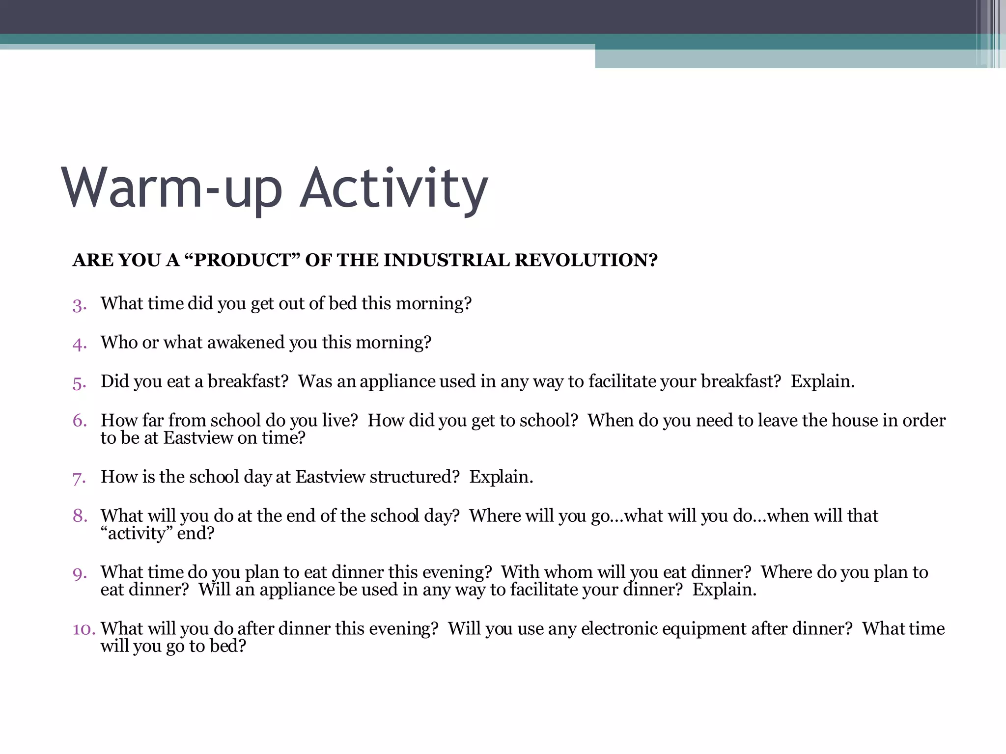 The Industrial Revolution In Great Britain | PPT