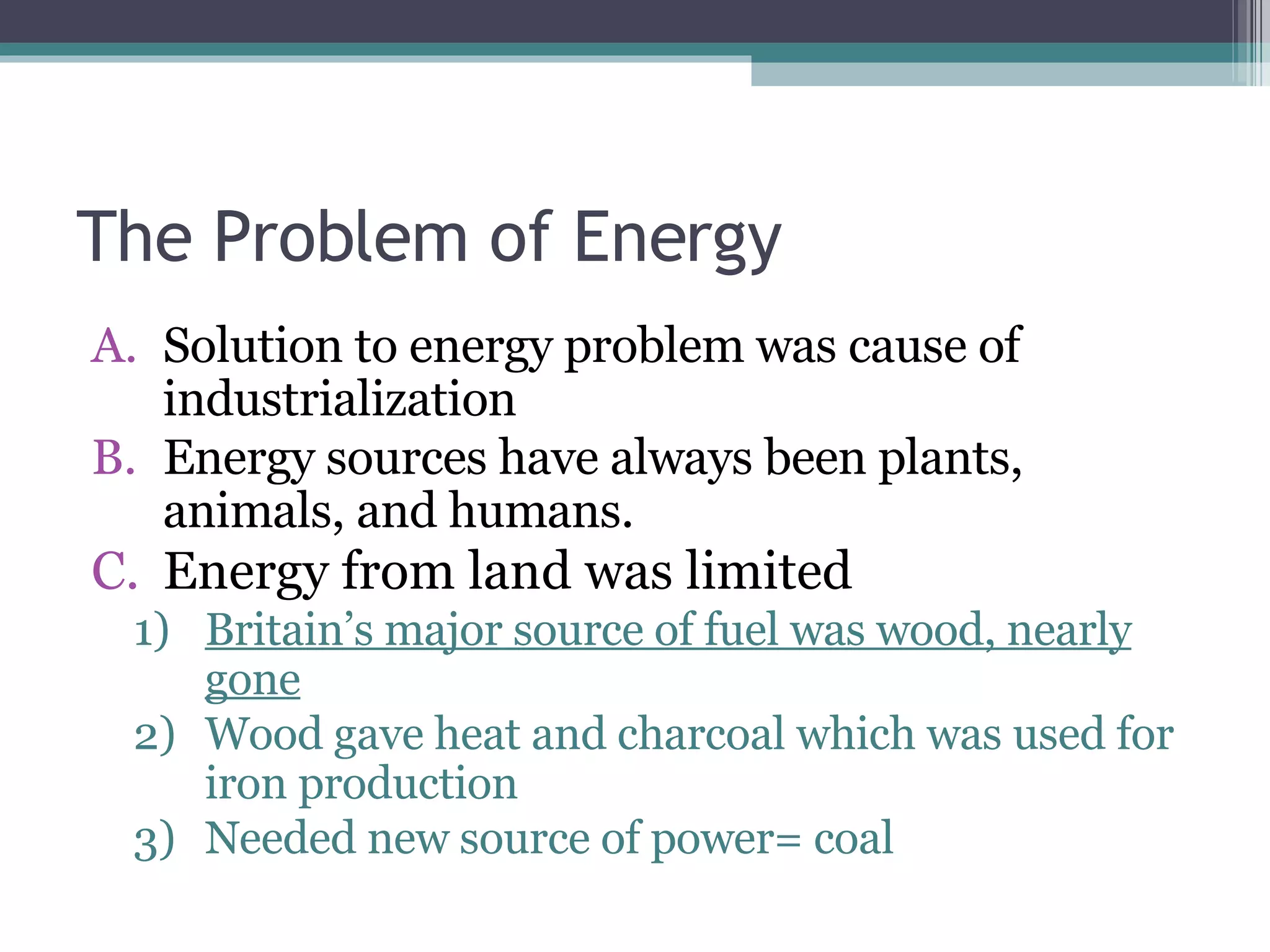 The Industrial Revolution In Great Britain | PPT