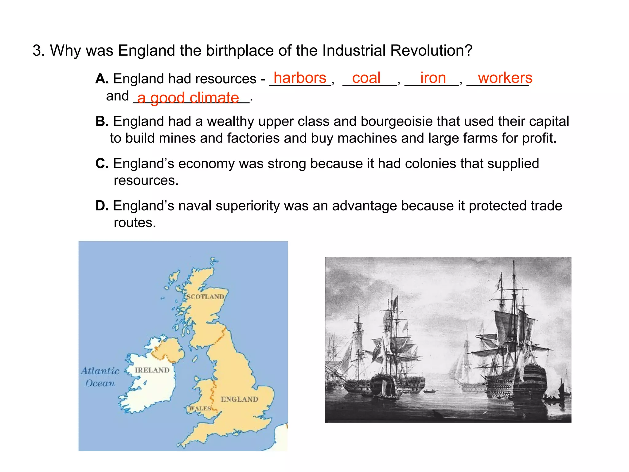 The Industrial Revolution Notes | PPT