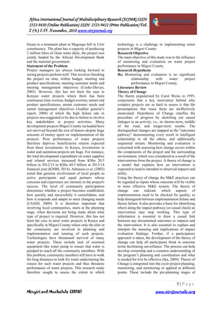 The influence-of-monitoring-and-evaluation-on-water-project-performance ...