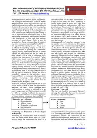 The influence-of-monitoring-and-evaluation-on-water-project-performance ...