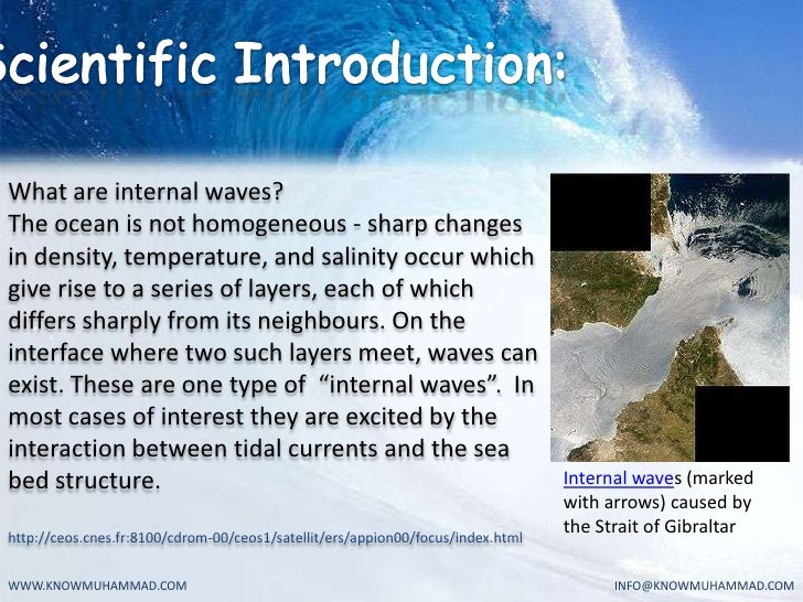 the internal waves of sea