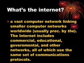 The Internet | PPT